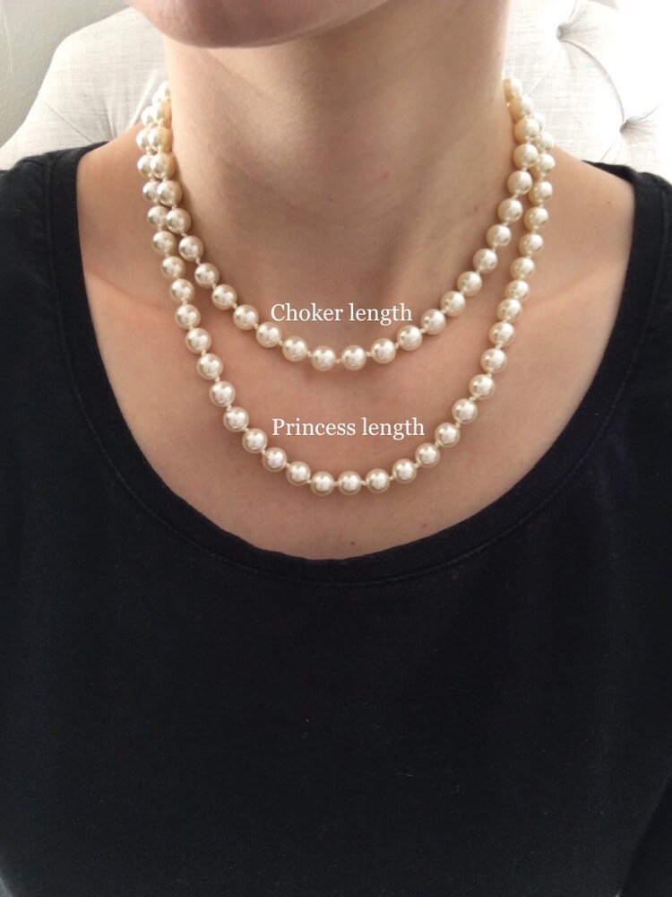 Made-to-order Pearl Necklaces, Customizable Pearls, Long Pearl Necklace ...