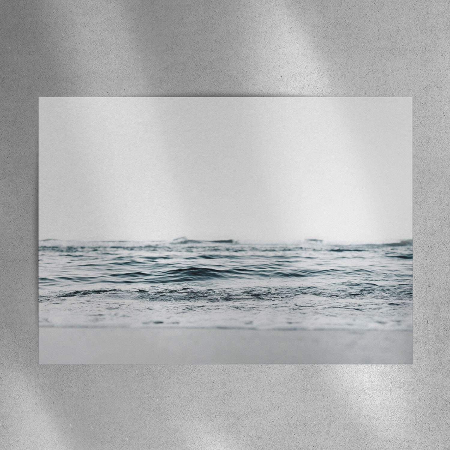 Beach Coastal Wall Print Sea Poster Waves Art Print - Etsy