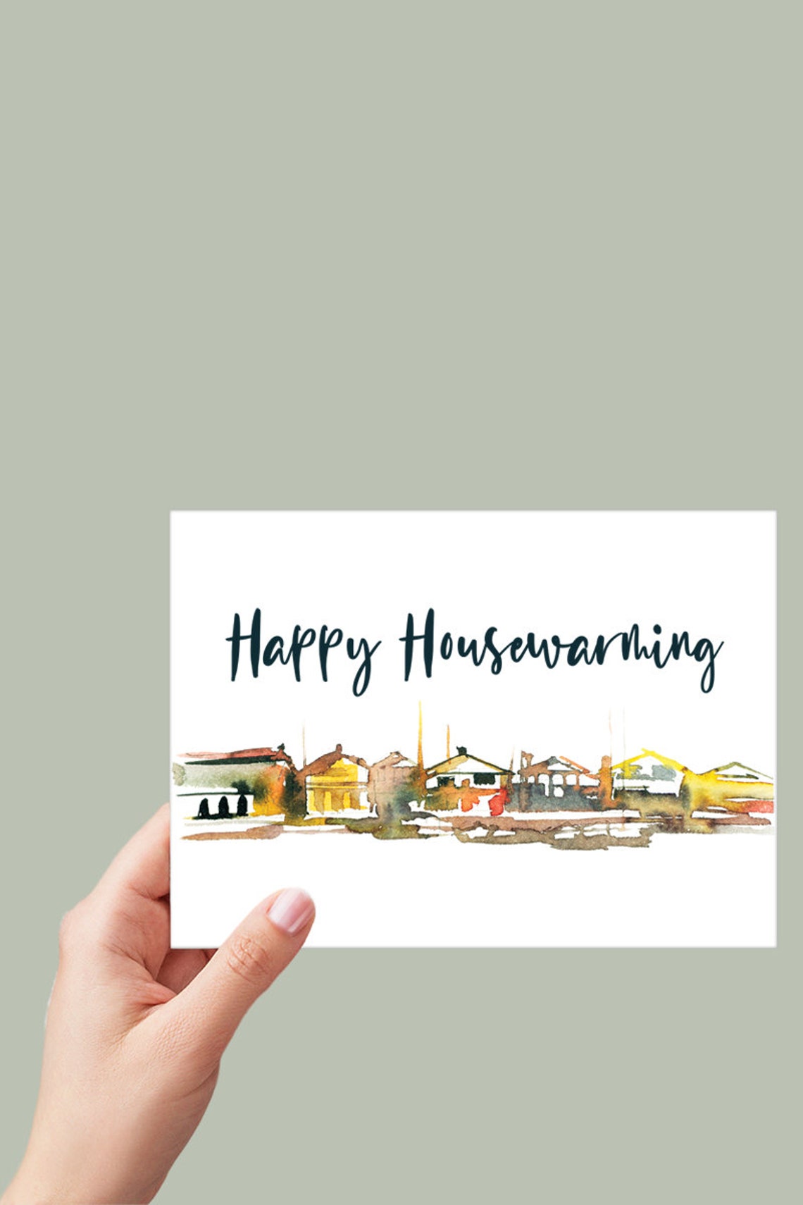 Housewarming Gift, New Home Card, Happy Housewarming Card, New House ...