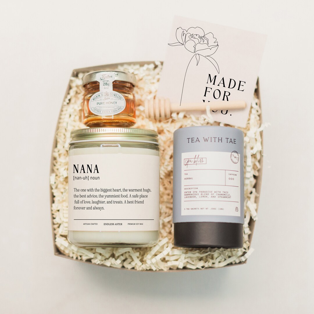 NANA Definition Candle Spa Gift Box, Funny Nana Mother's Day Gift From ...