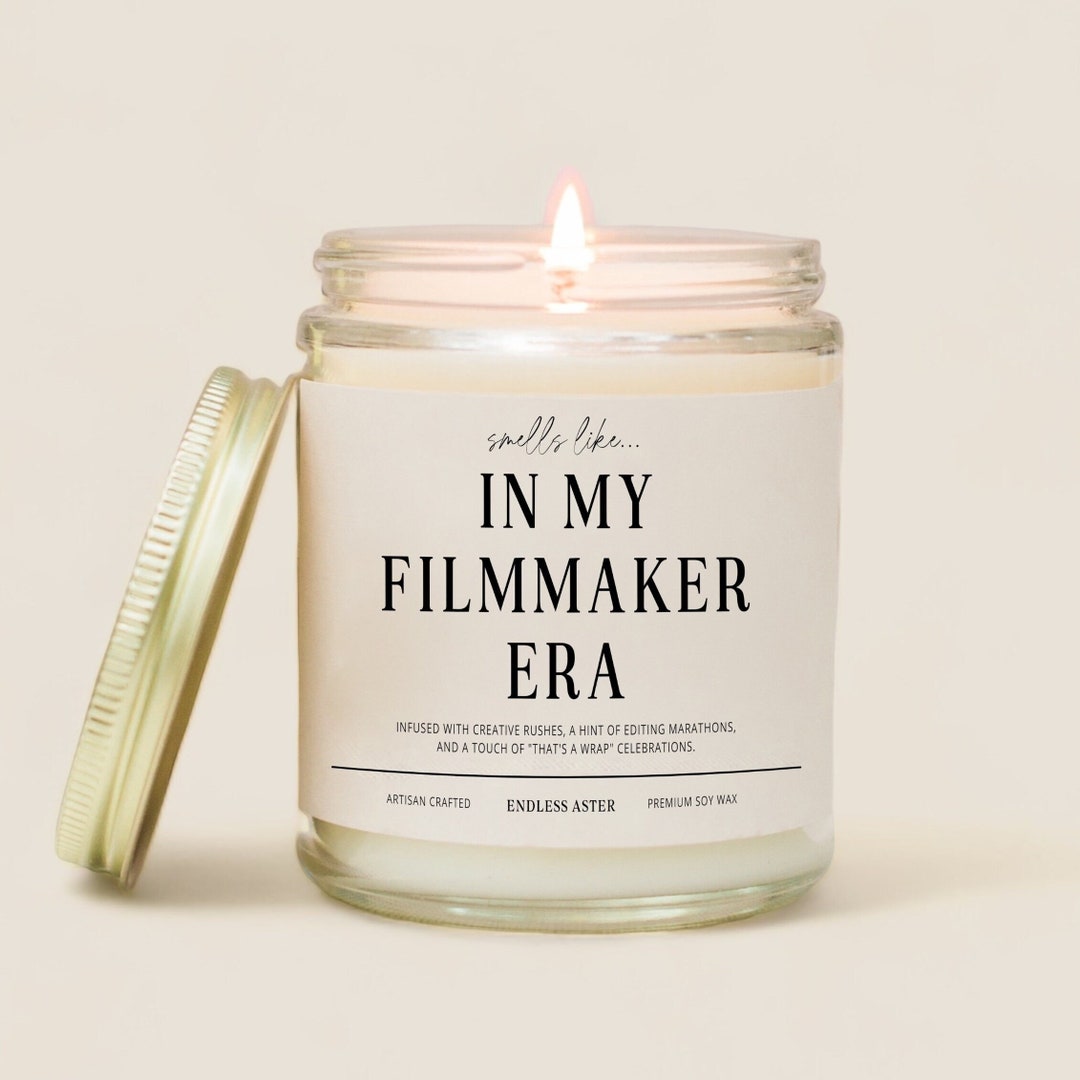 In My FILMMAKER Era Candle Gift Box, Unique Gift for Directors and ...