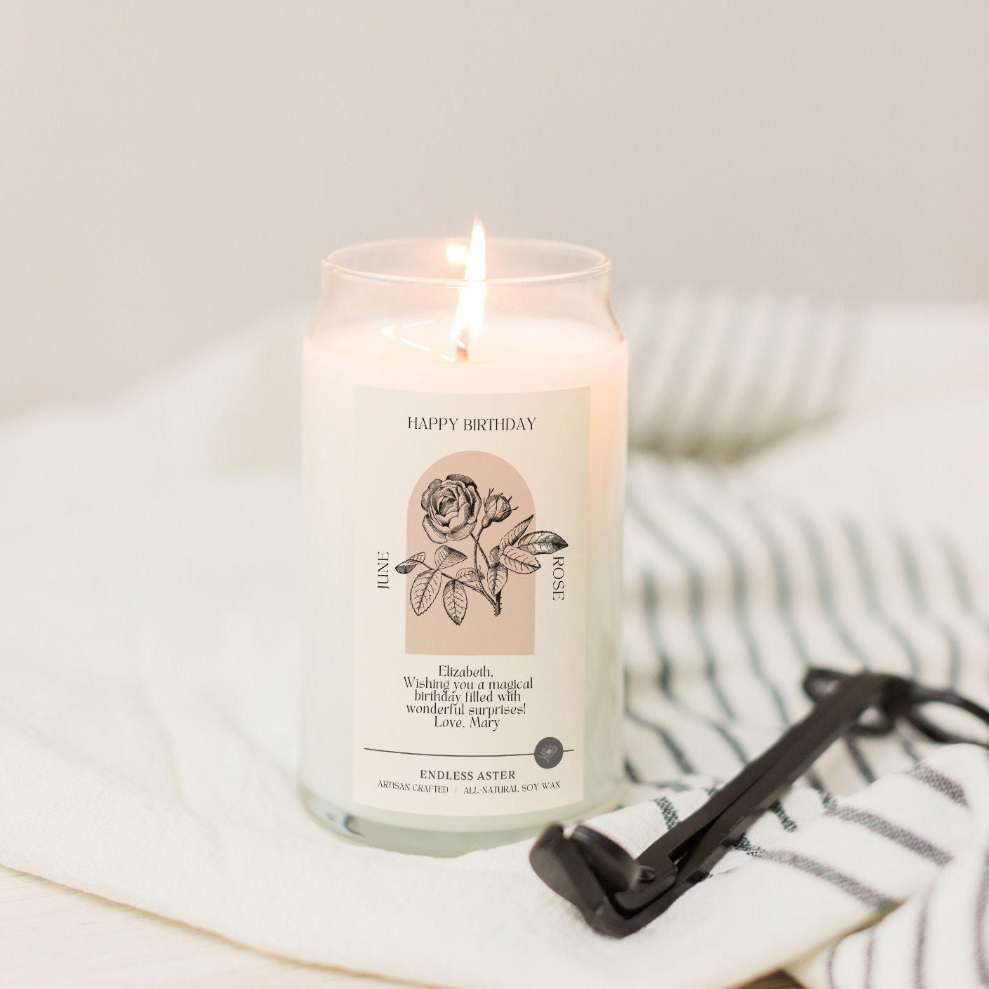 JUNE Birth Flower Birthday Gift Box for Her Personalized - Etsy