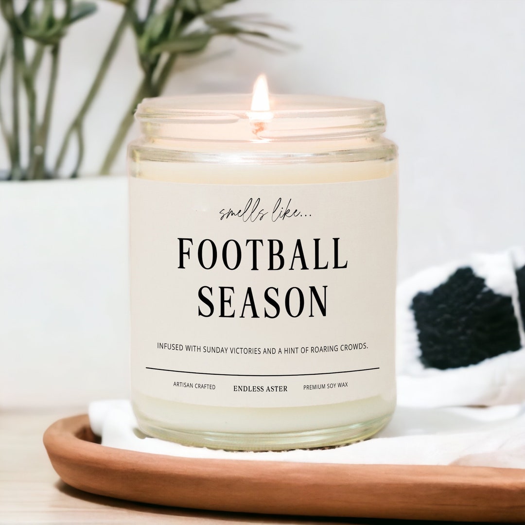 FOOTBALL SEASON Candle Gift Box for Coaches and Team Players, Football ...