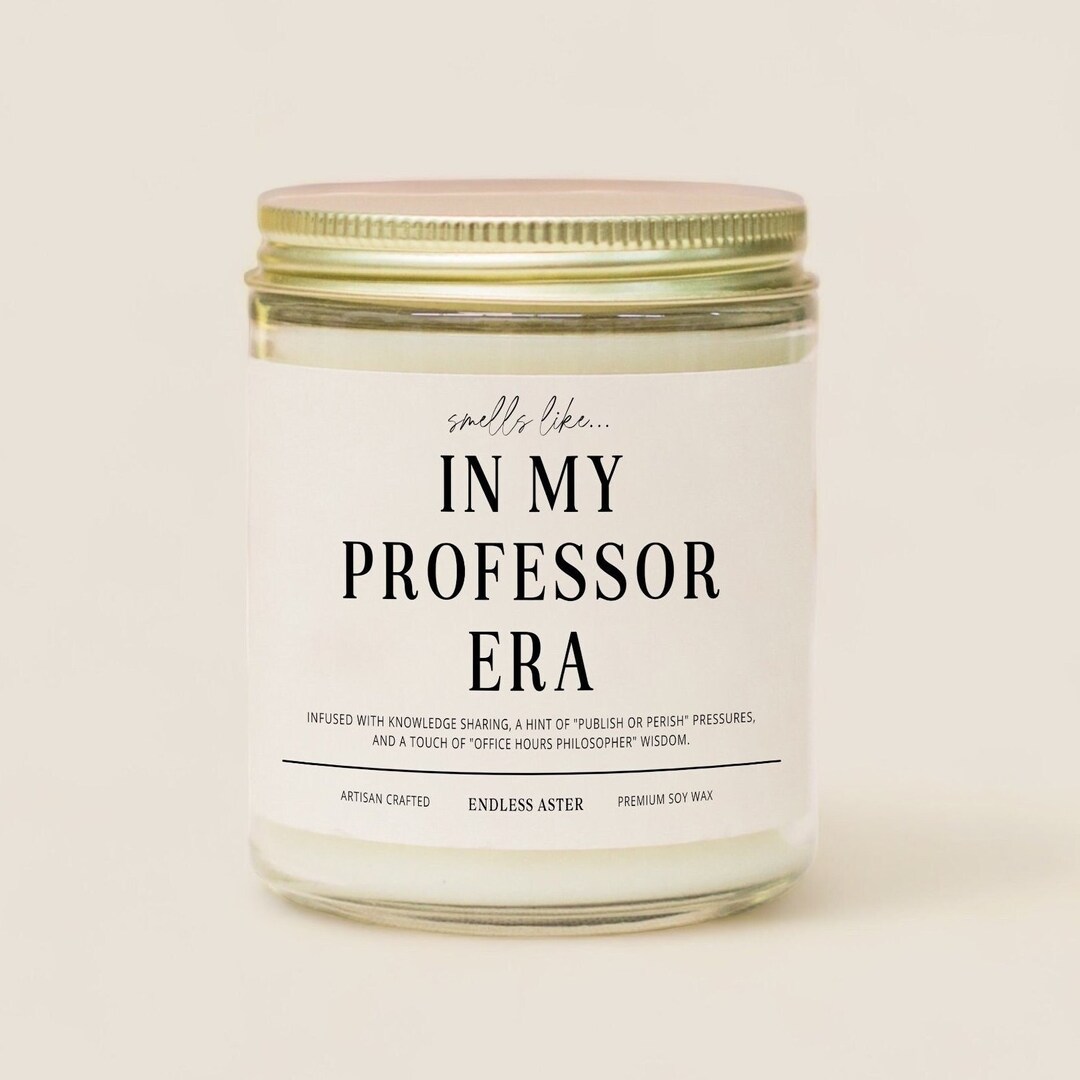 In My PROFESSOR Era Candle Gift Box, Tenured Celebration Candle ...