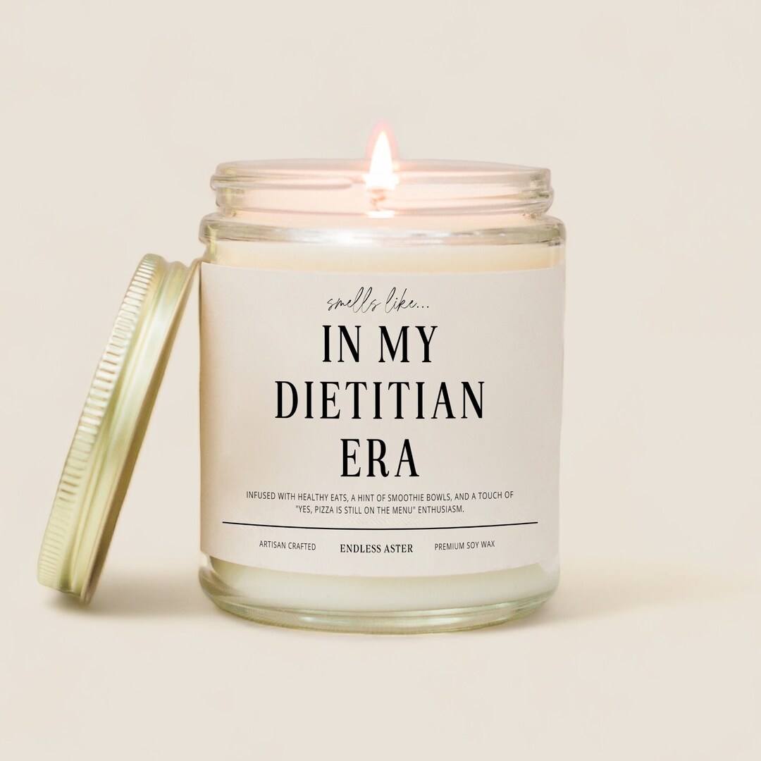 In My DIETITIAN Era Candle Gift Box, Unique Gift for Nutritionists ...
