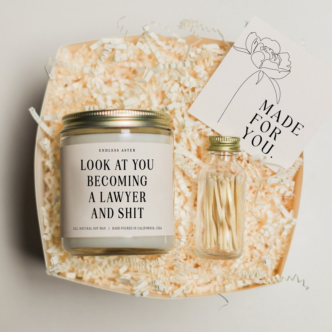 Look at You Becoming A Lawyer Gift Box for Women and Men, Funny Law ...