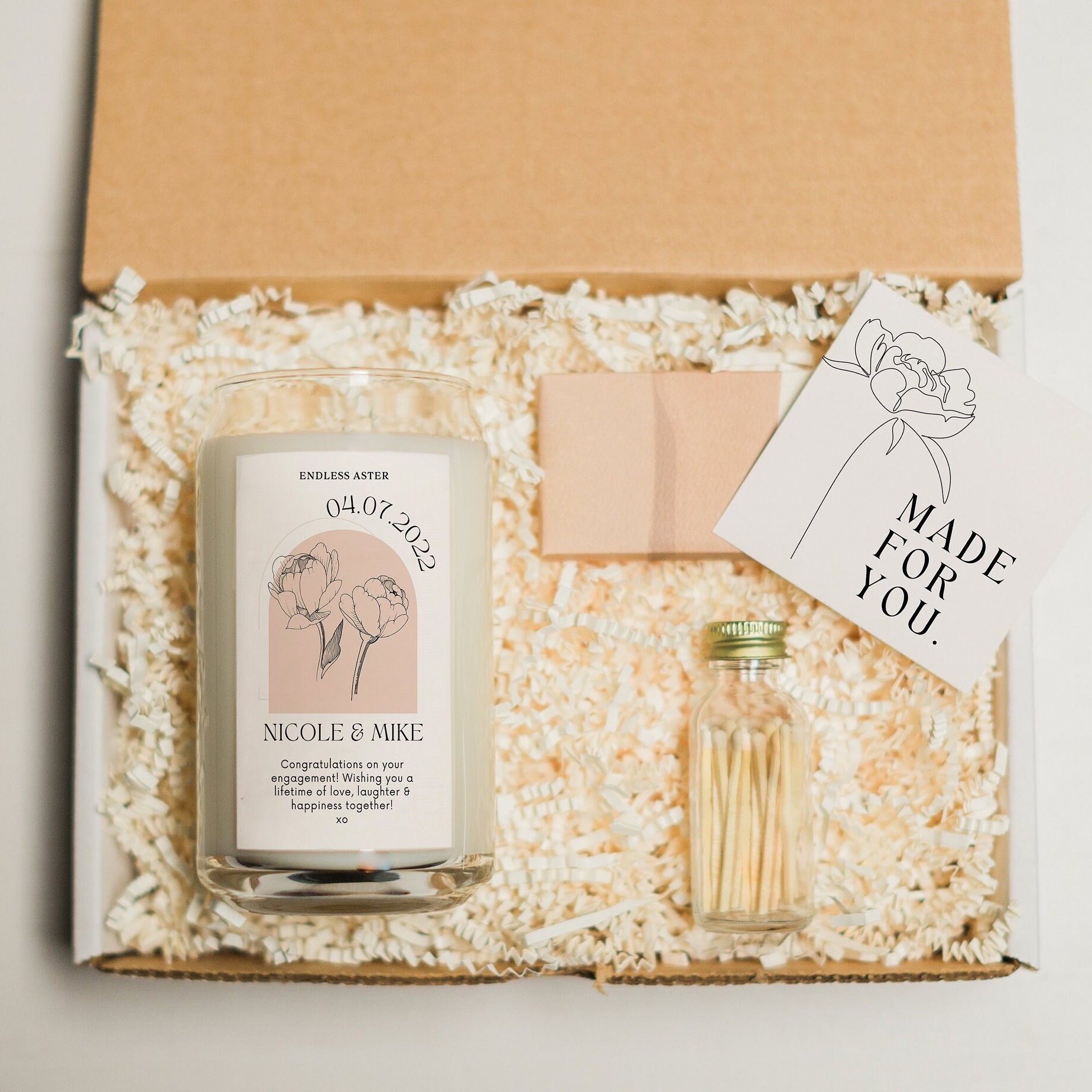ENGAGEMENT GIFT BOX for Couple Bride to Be Gift Engagement - Etsy