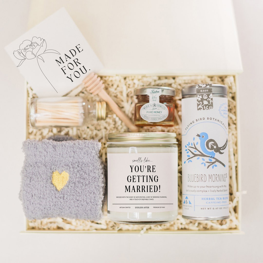 You're Getting Married Candle Gift Box for Engaged Couples Engagement ...