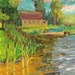 Cattail Oil Painting, Plein Air Oil Painting, Hand Painted, Original ...