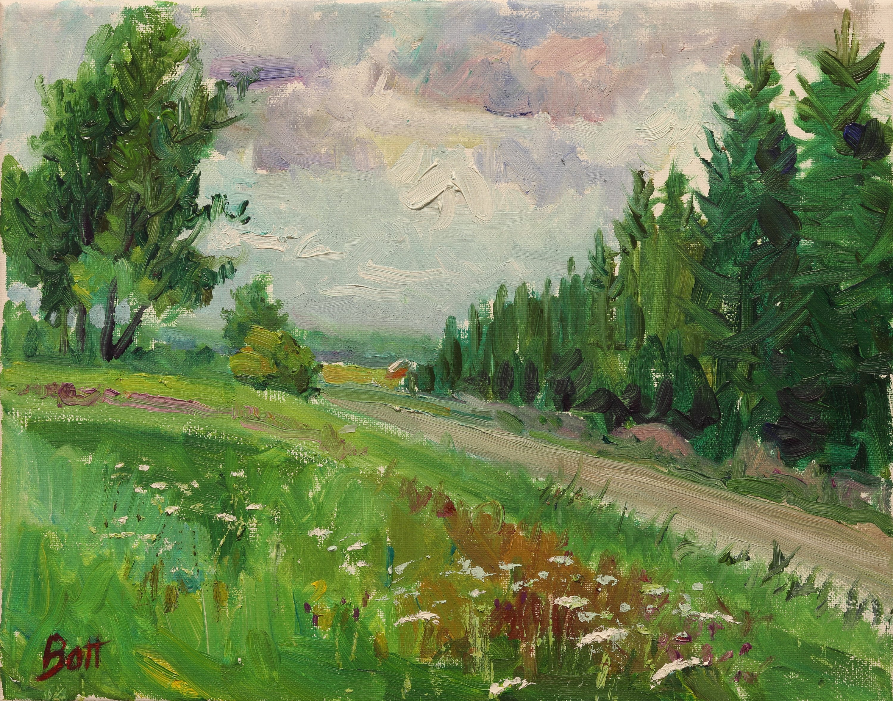 Plein Air Landscape, Plein Air Painting, Original Oil Painting, Hand ...