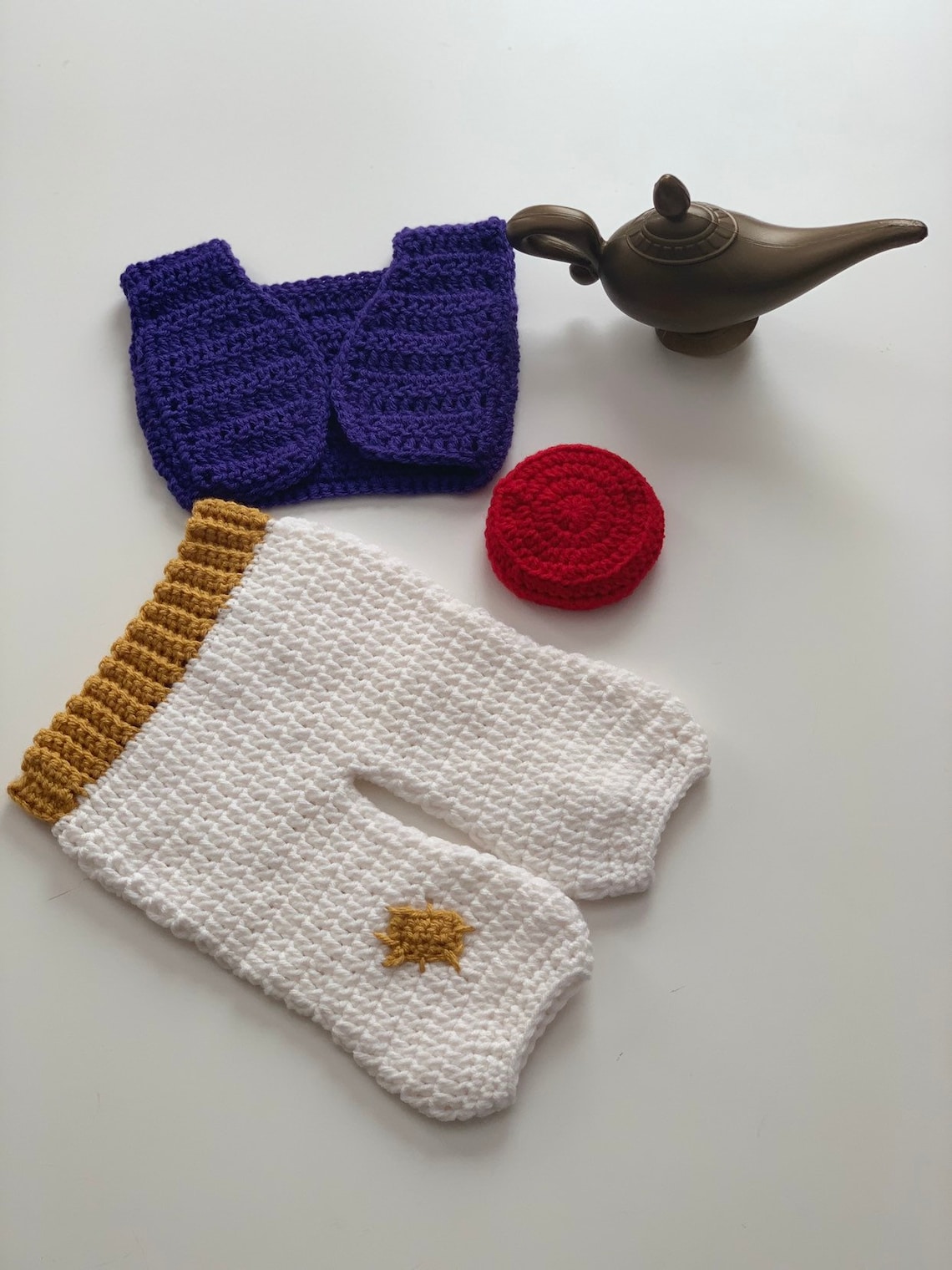 Aladdin Inspired Costume Crochet aladdin costume aladdin | Etsy