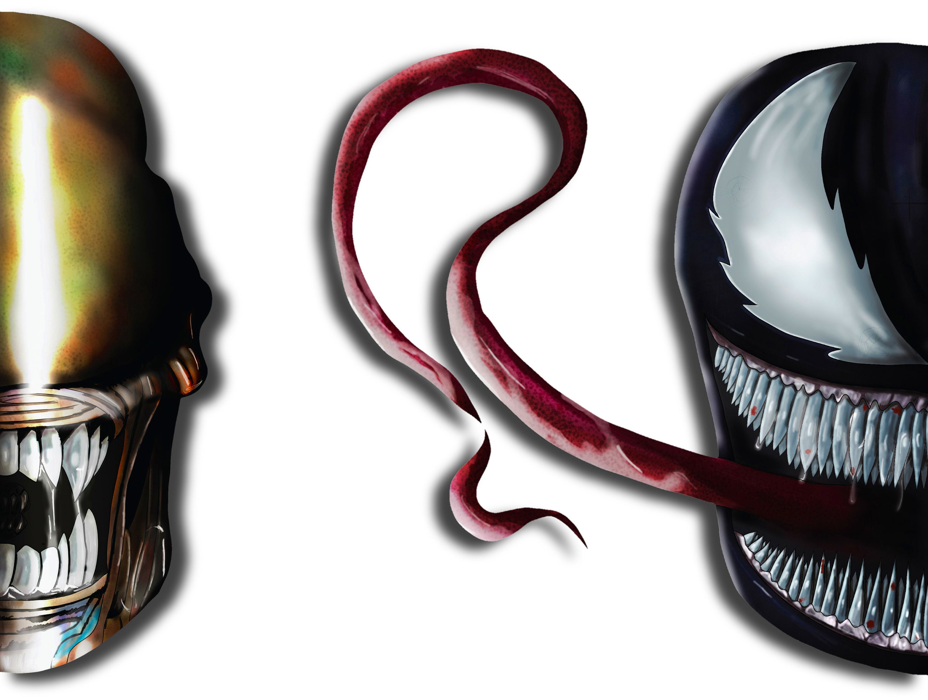 Xenomorph - Venom Print - Etsy