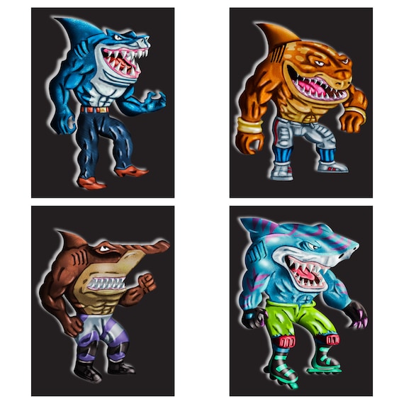 Street Sharks Characters