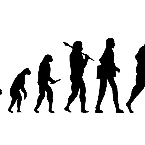 Human Poster Evolution - Etsy