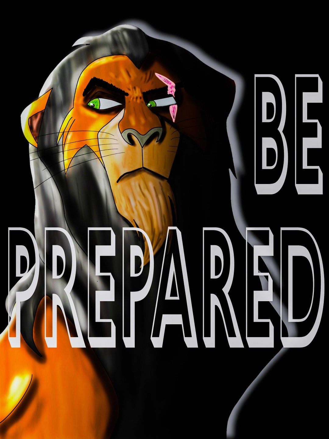 Lion King's Scar - Be Prepared - Etsy