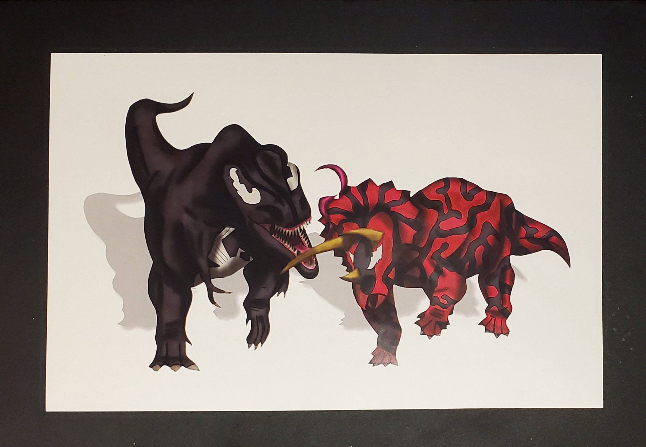 Venomsaurus Rex Vs Carnageotops - Etsy