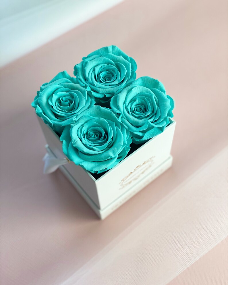 One Year Roses Gifts for Her Box of Roses Forever Roses | Etsy