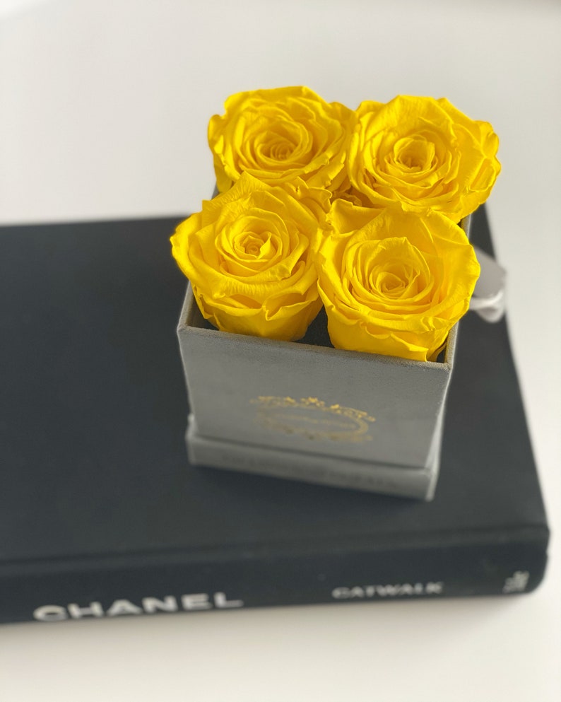 One Year Roses Gifts for Her Box of Roses Forever Roses | Etsy