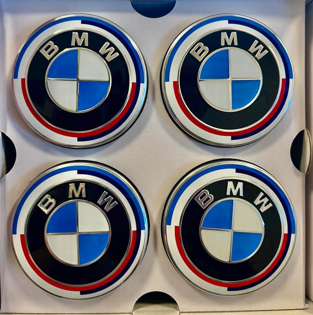 68mm 50th Anniversary FLOATING Wheel Center Caps for BMW - Etsy
