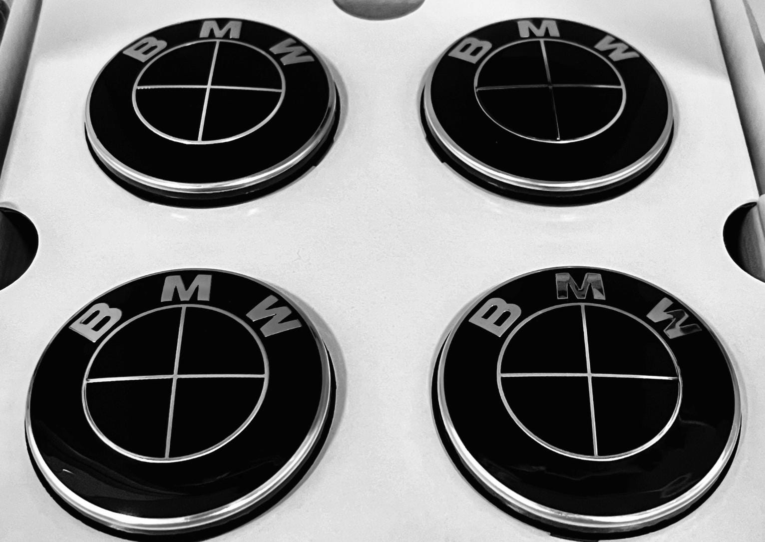 All BLACK 56mm FLOATING Wheel Center Caps for BMW - Etsy