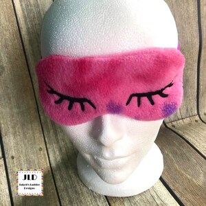 ITH Sleep Mask Embroidery Design in Two Sizes, Digital Download to Be ...