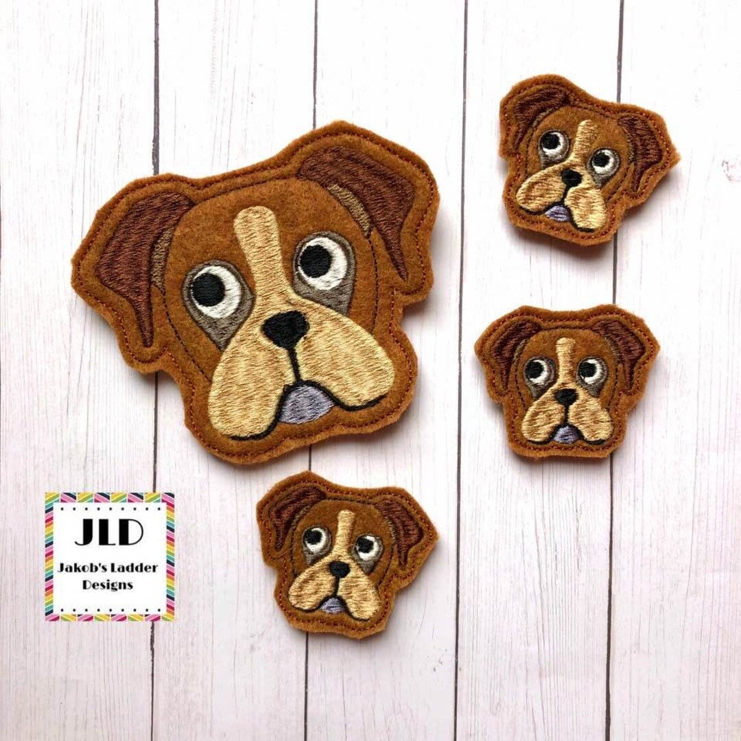 Boxer Feltie Design in Two Sizes, Digital Download to Be Used With ...