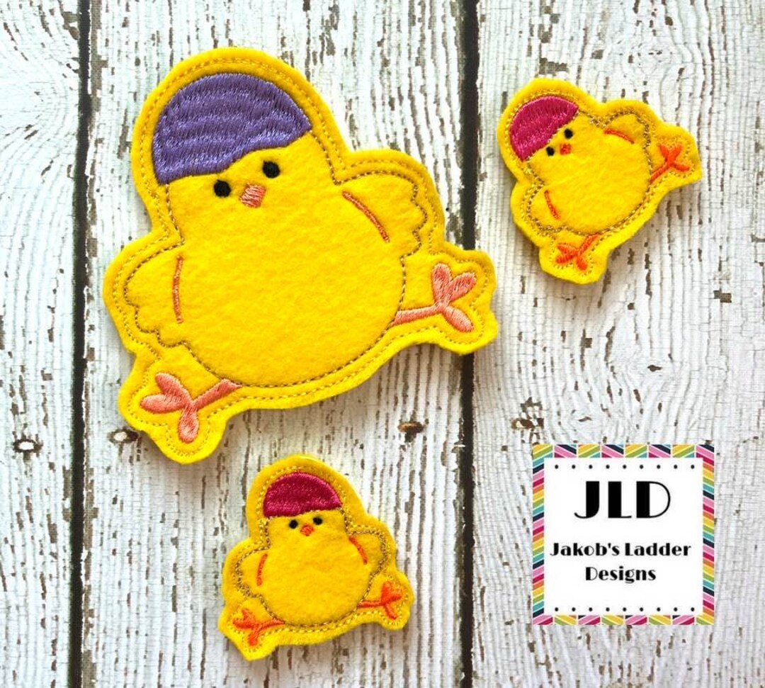 Chick Feltie Design in 2 Sizes, Digital Download to Be Used With ...