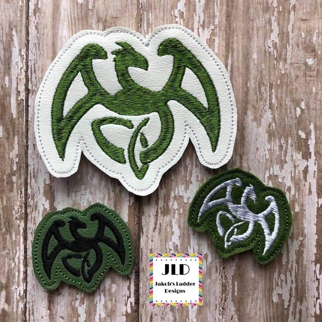 Dragon 2 Feltie Design in Two Sizes, Digital Download to Be Used With ...