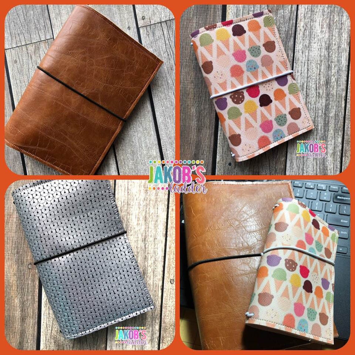 Set of 3 in the Hoop Travelers Notebook Designs, Digital Downloads for ...