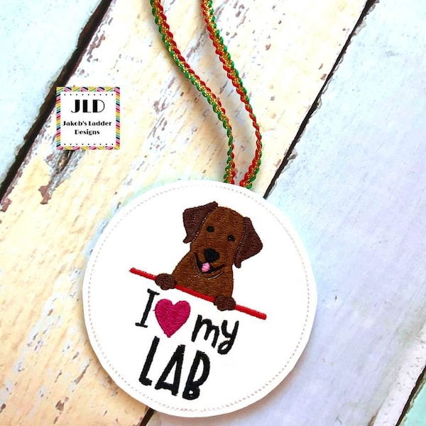 Lab Embroidery Design - Etsy