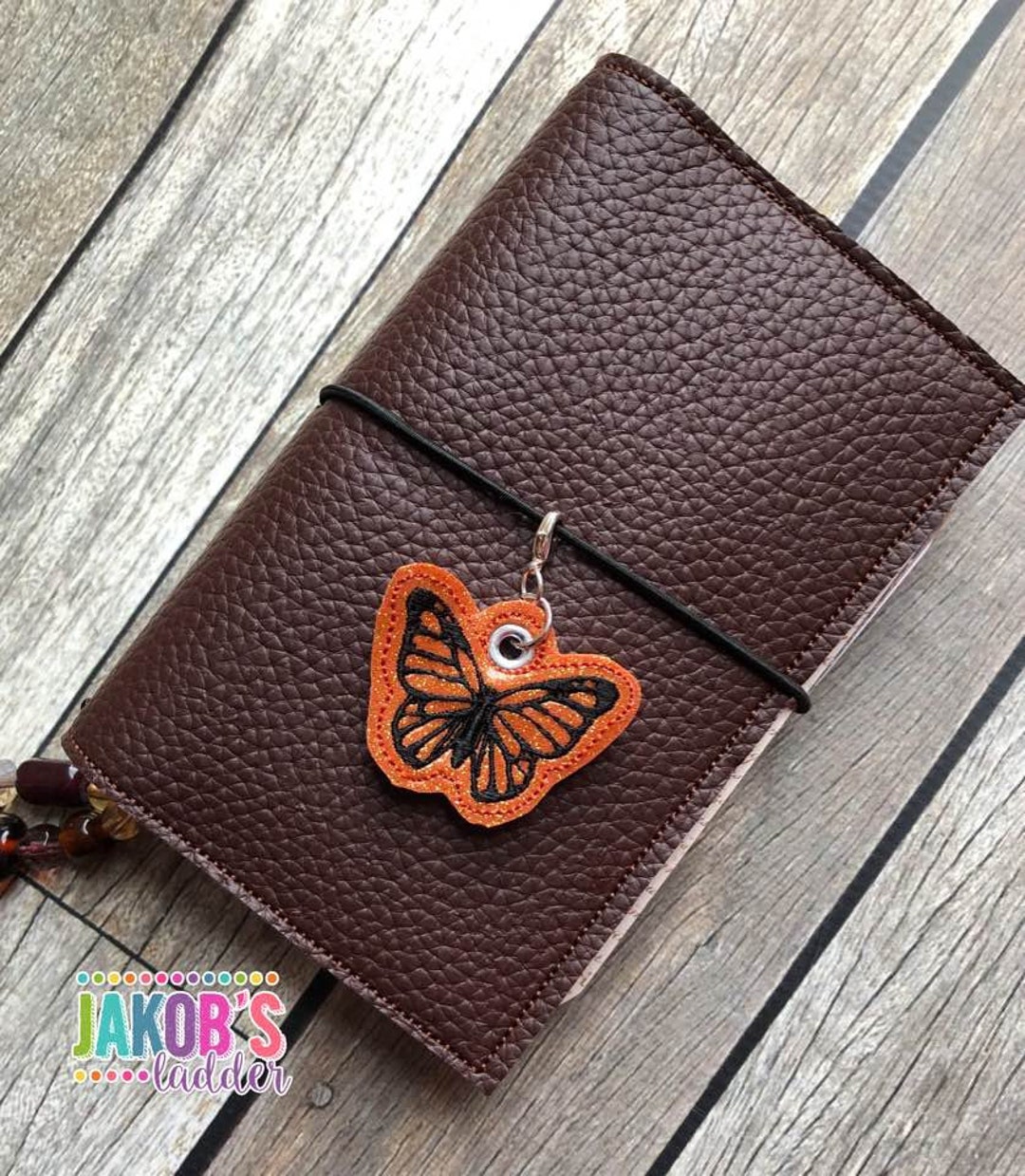 Monarch Butterfly Embroidered Charm Design, Digital Download to Be Used ...