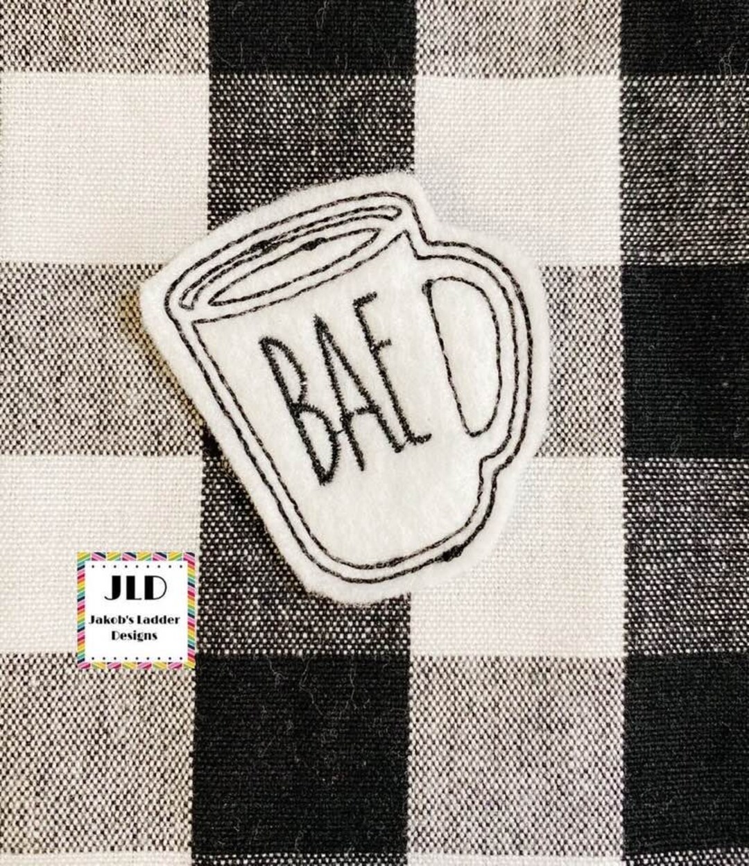 Bae Mug Feltie Design, Digital Download to Be Used With Embroidery ...