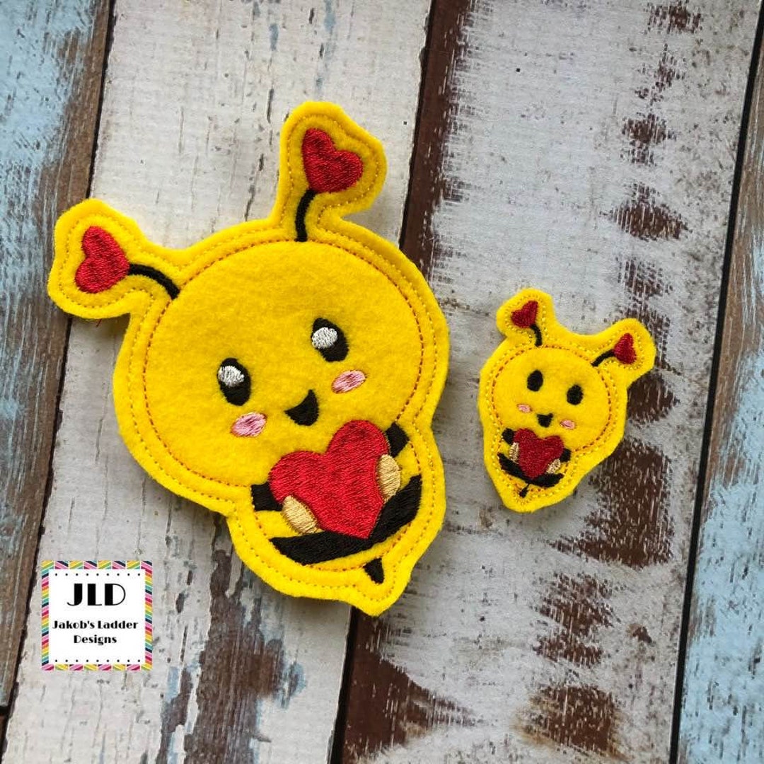 Bee Mine Feltie Design, Digital Download to Be Used With Embroidery ...