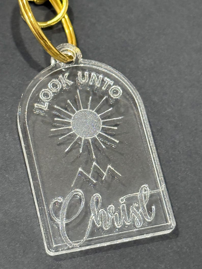 Look Unto Christ Youth Theme 2025 - Acrylic Keychain - Etsy
