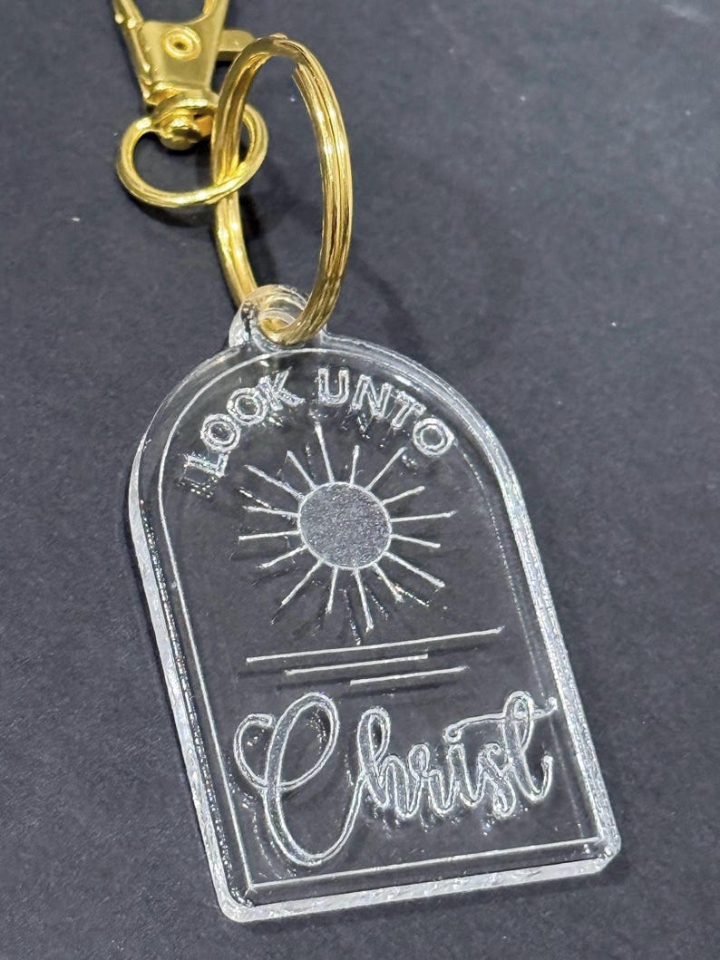 Look Unto Christ Youth Theme 2025 - Acrylic Keychain - Etsy