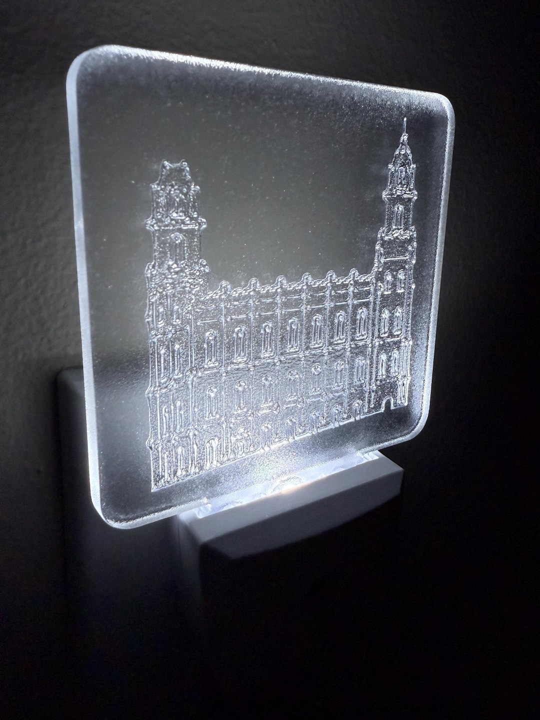 Laser Engraved LED Temple Night Light - Etsy
