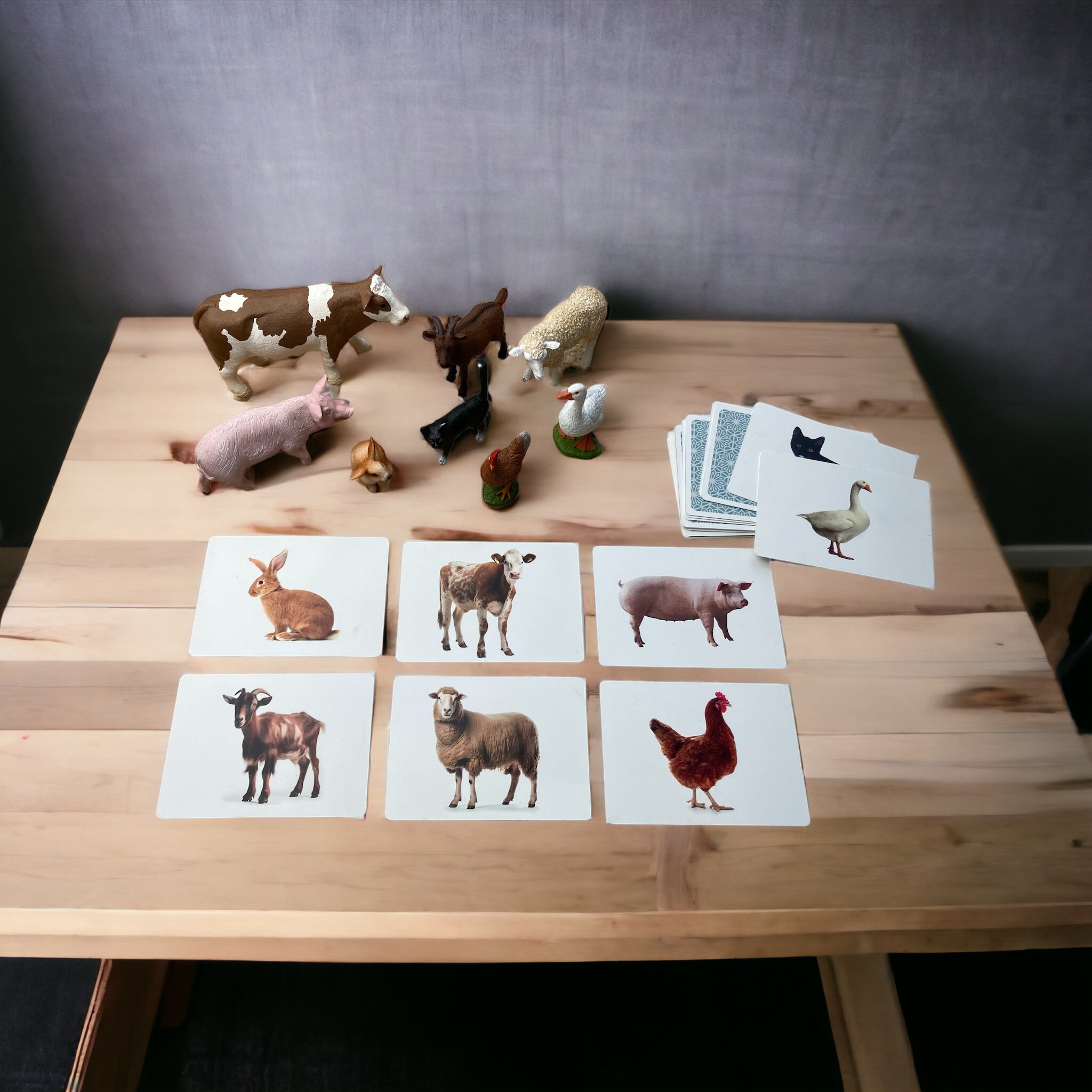 Matching Game Recognizing and Assigning Baby Animals and - Etsy