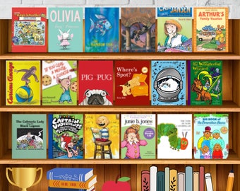 Iconic Childrens Book Characters Gallery Wall Classroom - Etsy