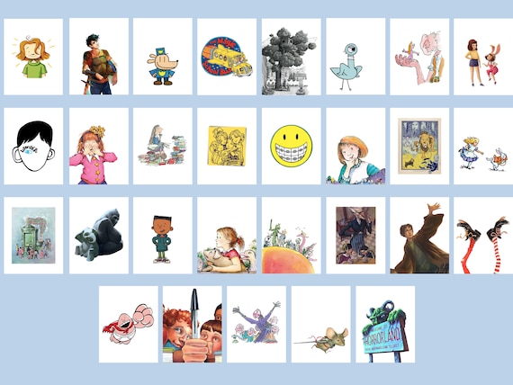 Iconic Childrens Book Characters Gallery Wall Classroom - Etsy