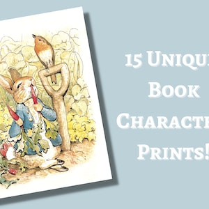 Iconic Childrens Book Characters Gallery Wall-classroom Decorations ...