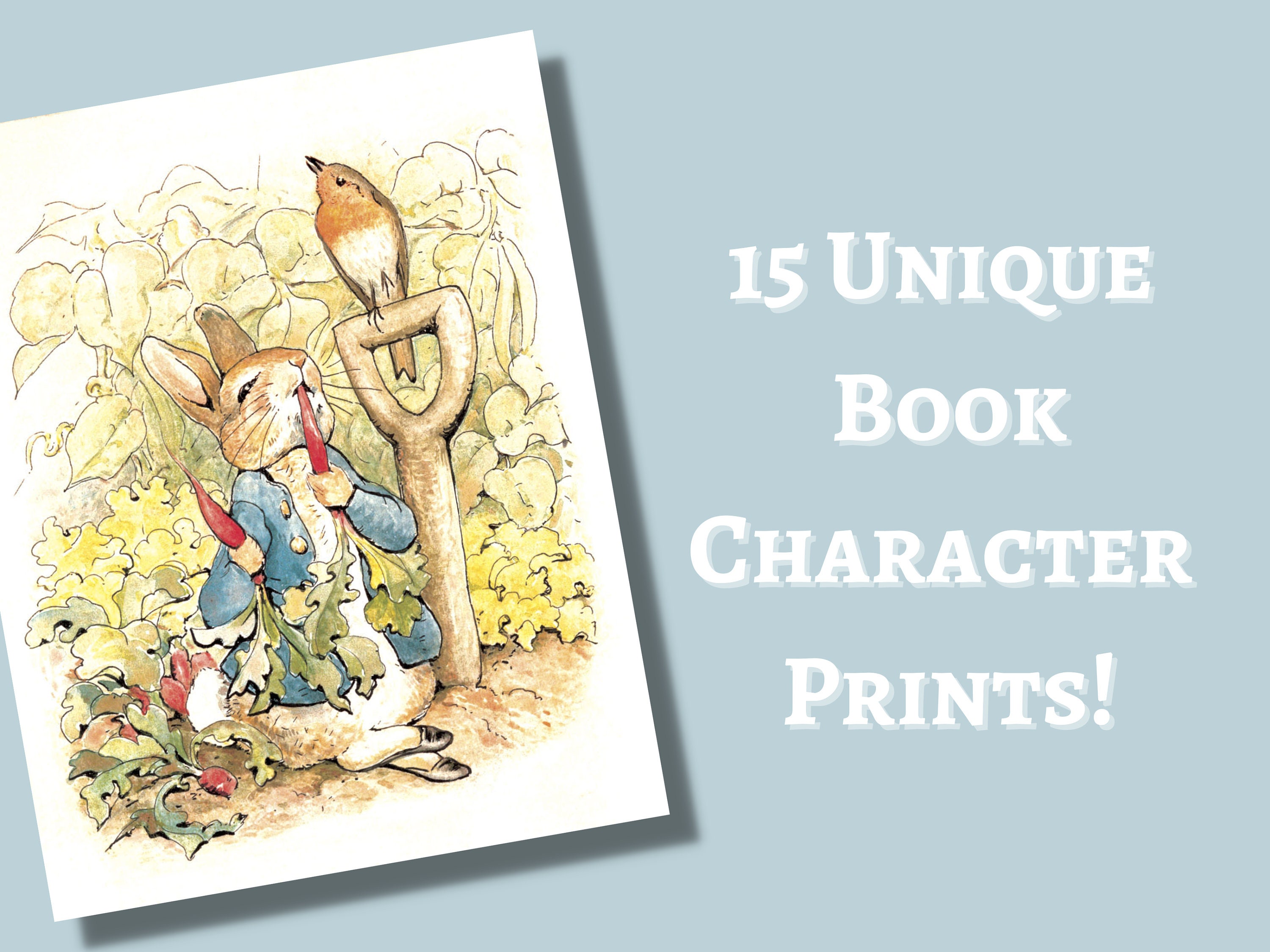 Iconic Childrens Book Characters Gallery Wall-classroom Decorations ...