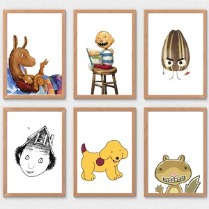 Iconic Childrens Book Characters Gallery Wall-classroom Decorations ...