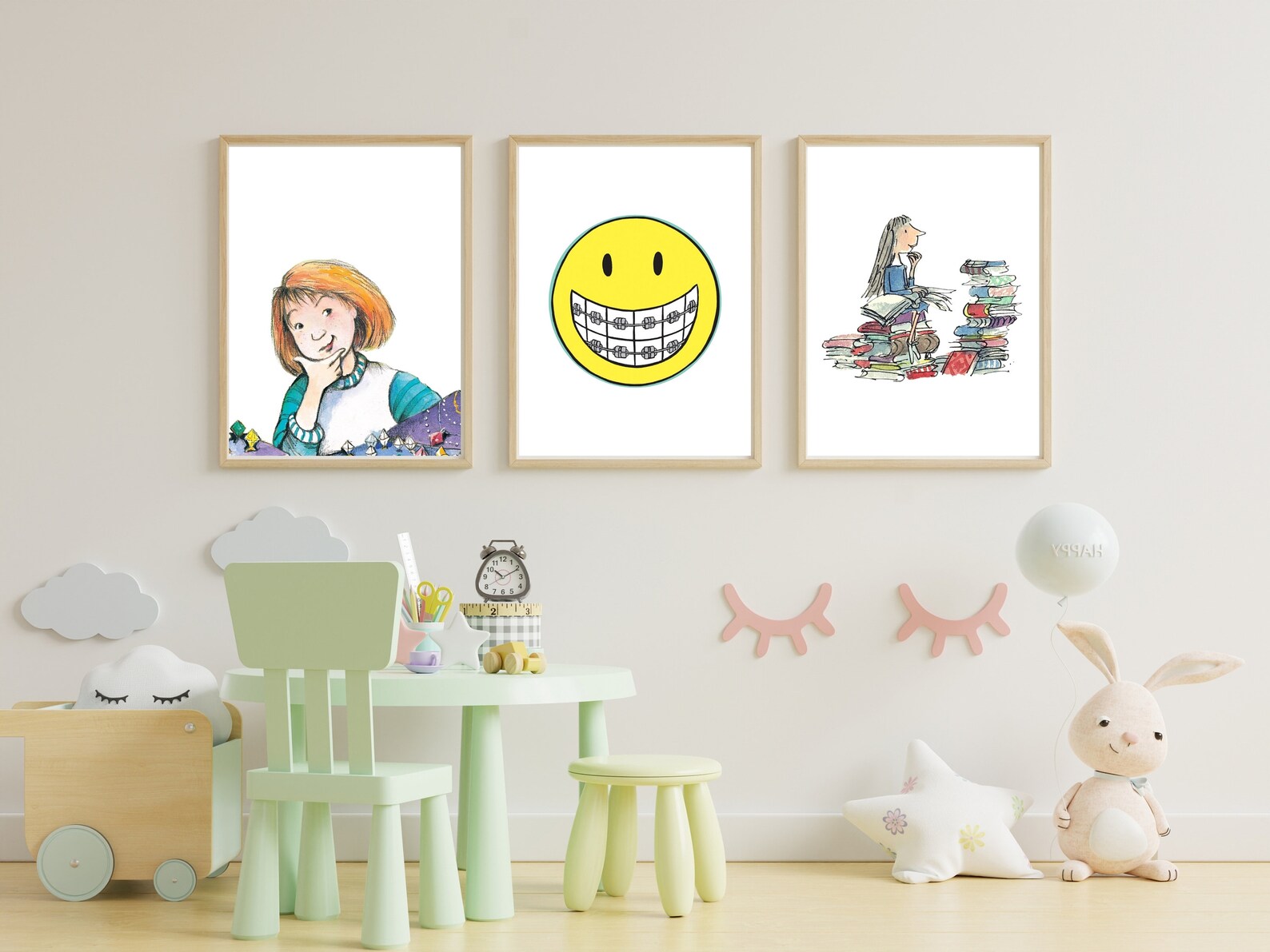 Iconic Childrens Book Characters Gallery Wall Classroom - Etsy