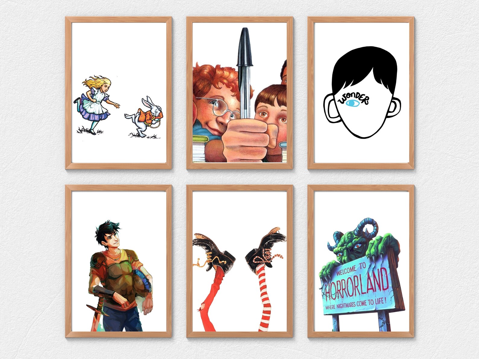 Iconic Childrens Book Characters Gallery Wall Classroom - Etsy