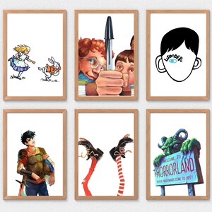 Iconic Childrens Book Characters Gallery Wall Classroom - Etsy