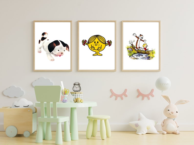 Iconic Childrens Book Characters Gallery Wall-classroom Decorations ...