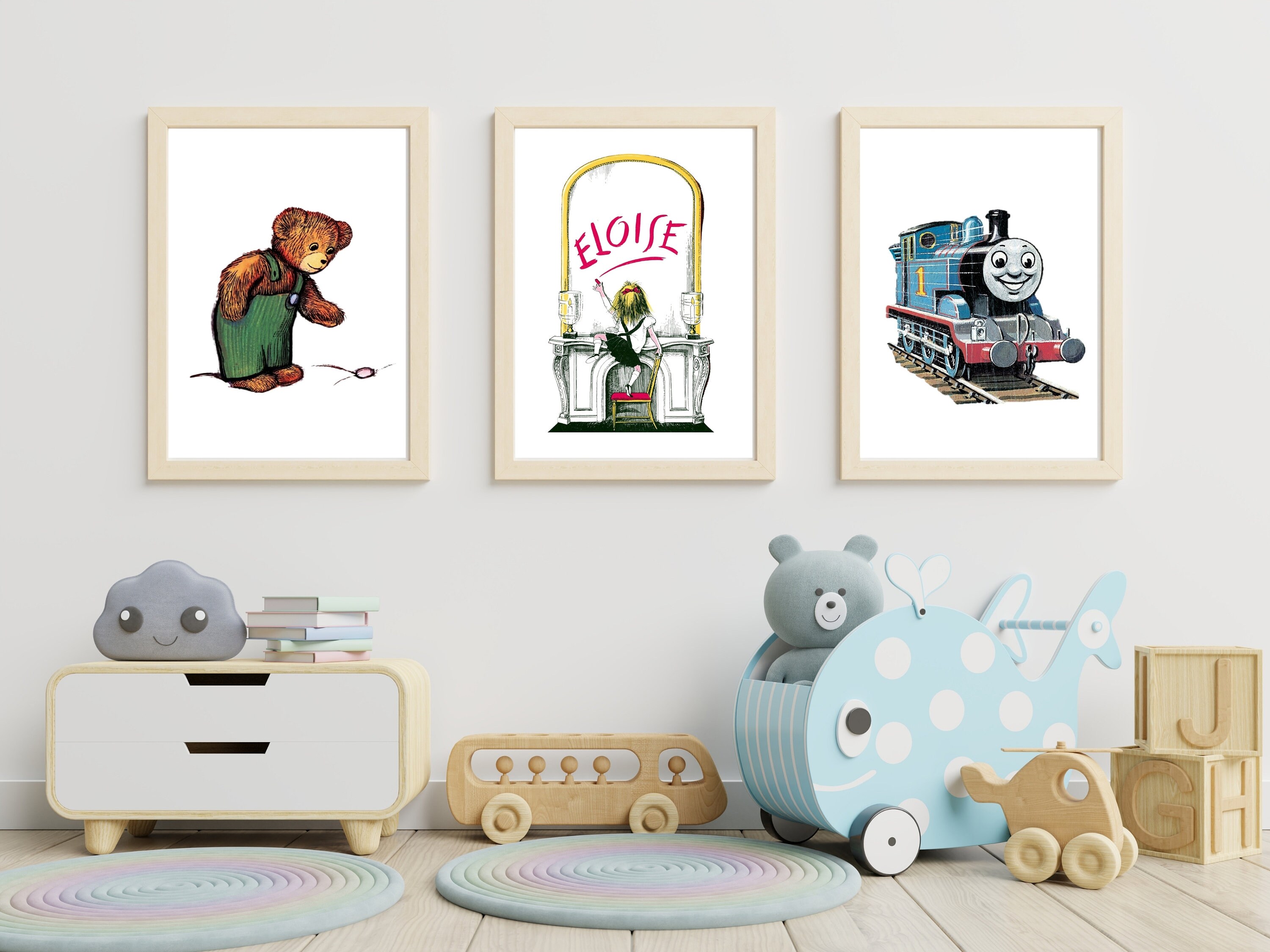 Iconic Childrens Book Characters Gallery Wall-classroom - Etsy