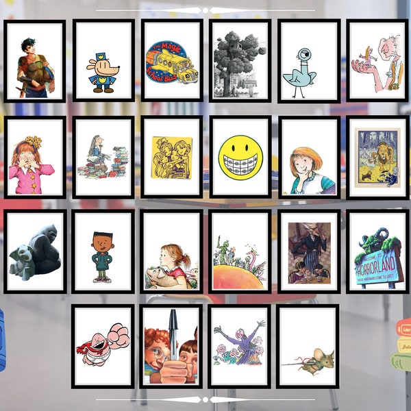 Book Characters Wall Art - Etsy