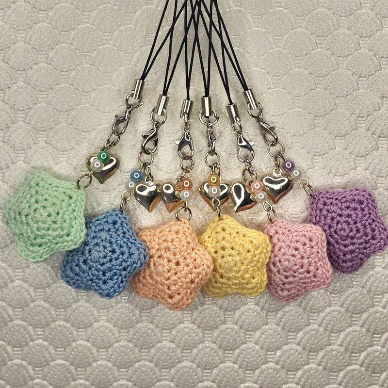 Star Keychain - Etsy