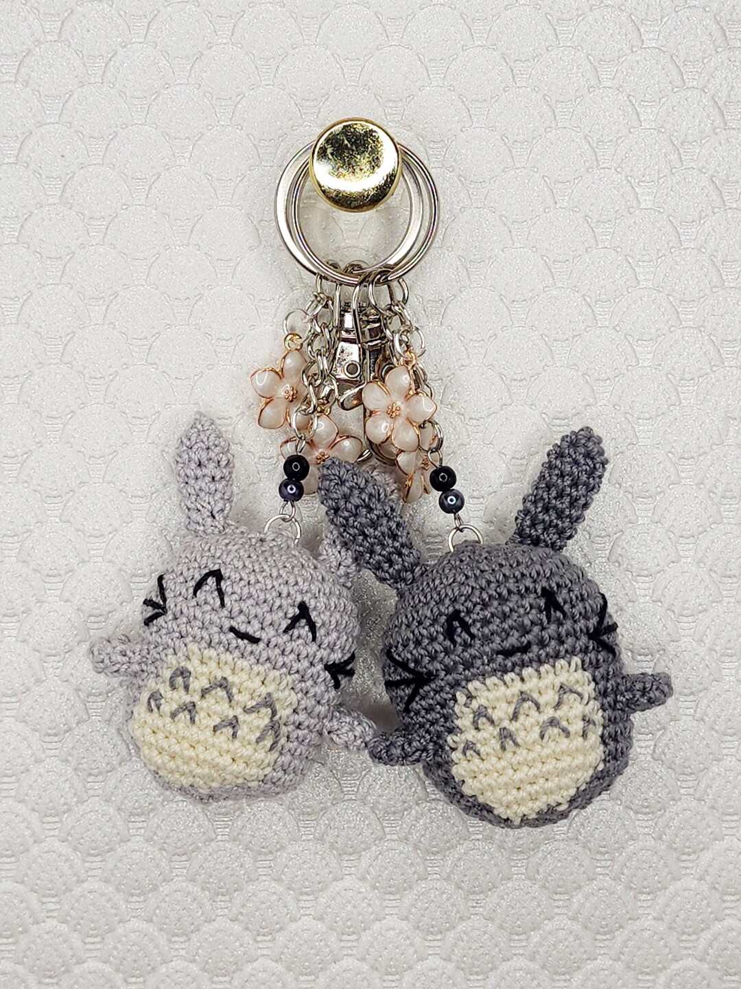 Crochet Totoro Keychain - Etsy